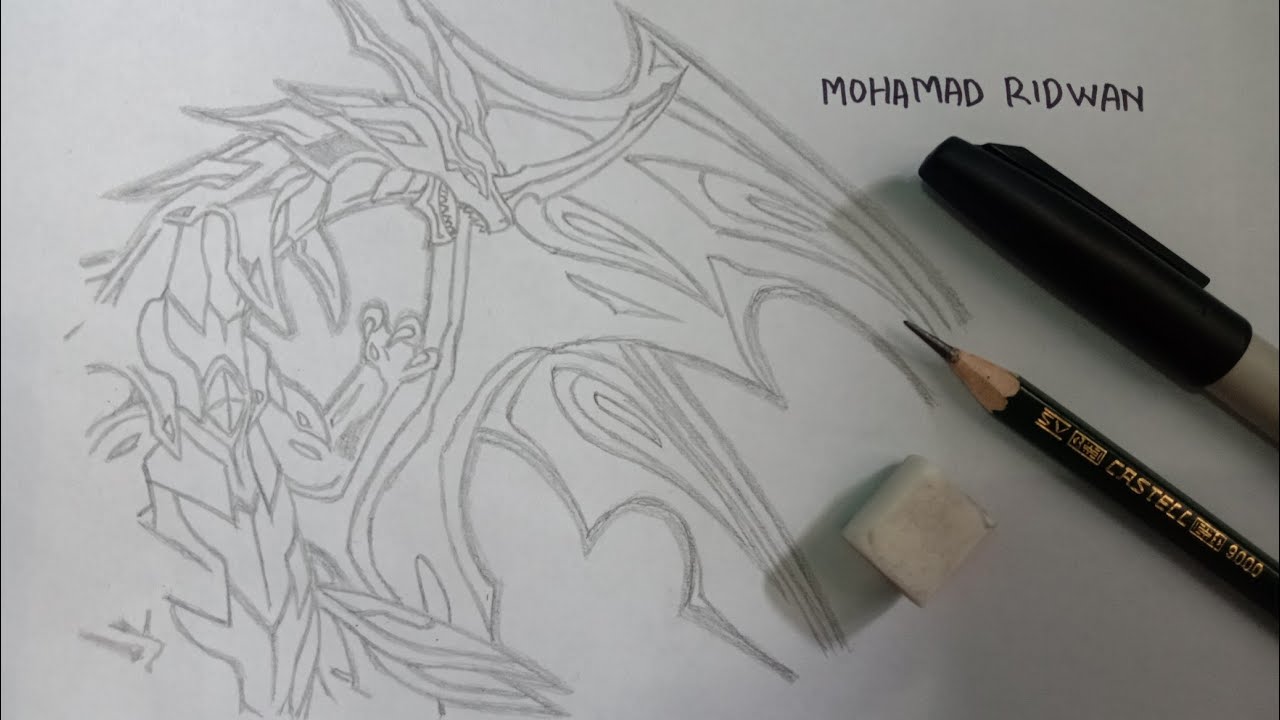 Drawing NEO DRAGONOID |BAKUGAN NEW VESTROIA| @mohamadridwan1050 - YouTube