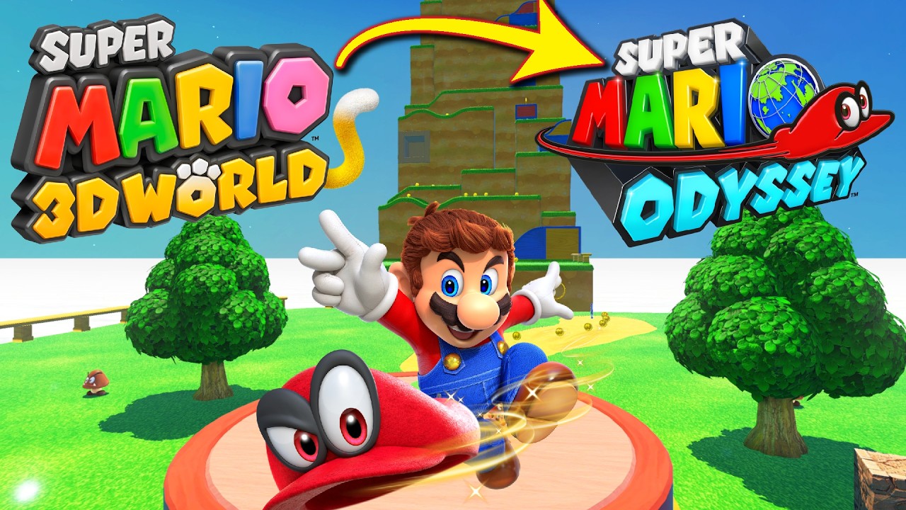 I UPGRADED Mario 3D World in Mario Odyssey!! - YouTube