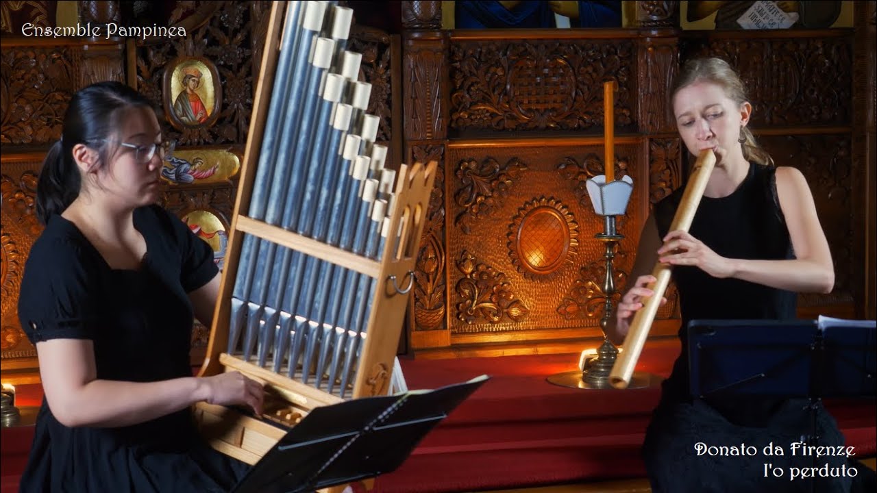 [Ensemble Pampinea] I'o perduto on Organetto and Recoder - YouTube