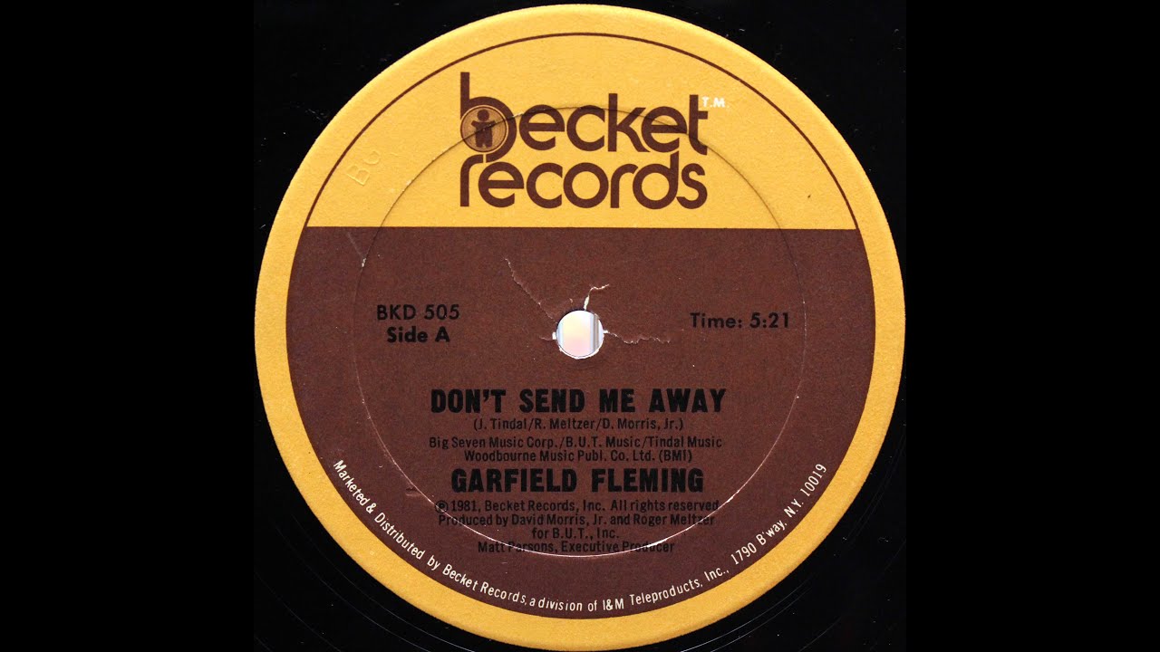 Garfield Fleming / Don't Send Me Away (US Becket Records OG 12inch ...