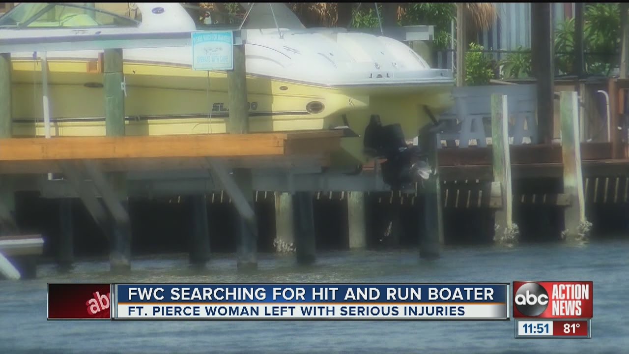 Women run over by boat, Investigators calling it a hit-and-run - YouTube