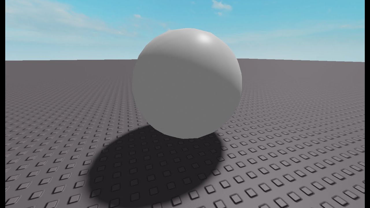 a rainbow sphere in roblox studio - YouTube