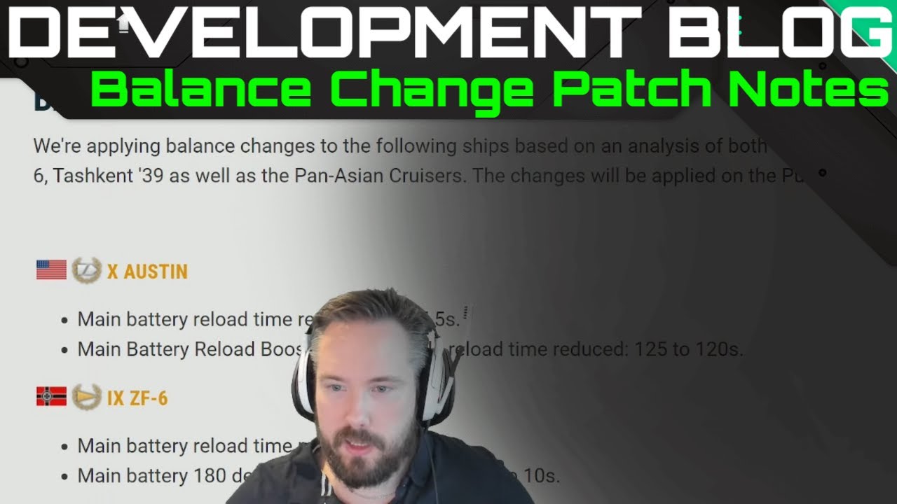 Development Blog - Balance Change Patch Notes - YouTube
