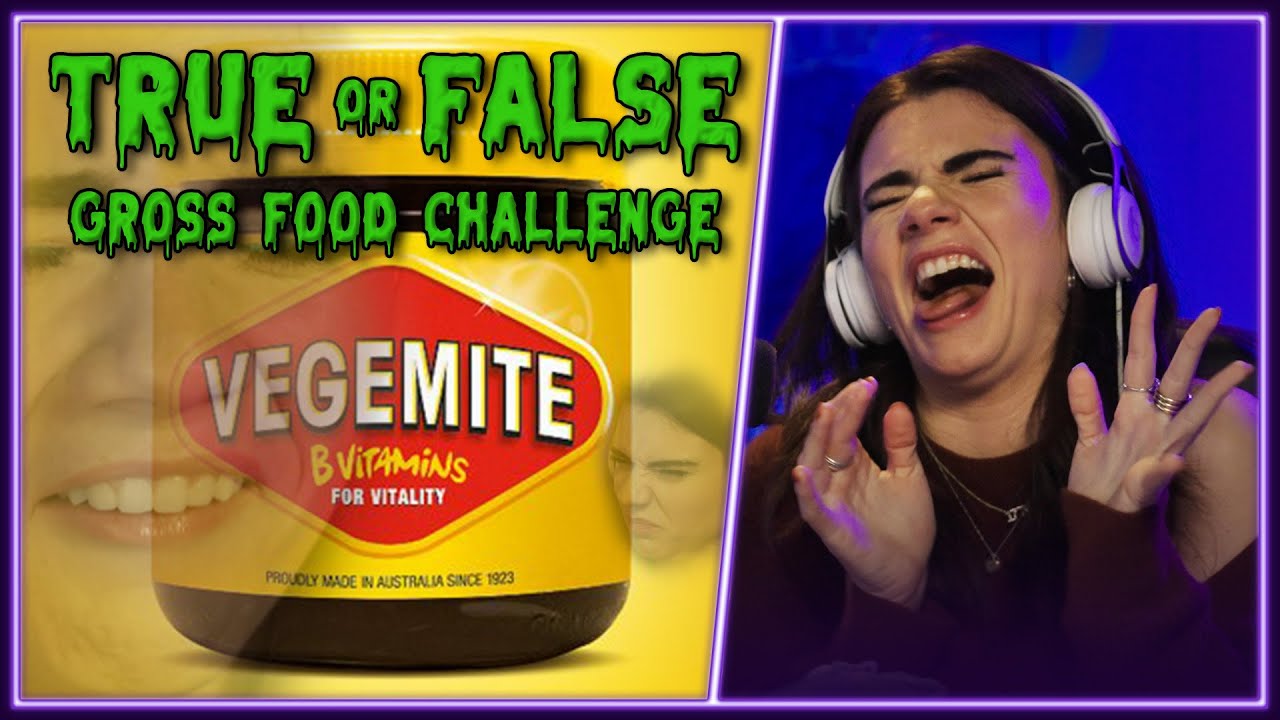 Brett Suffers Through The GROSS Food Challenge - YouTube