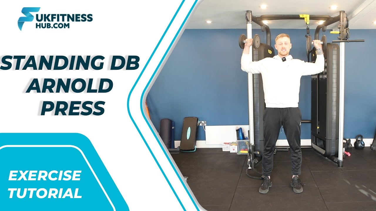 Exercise Tutorial: Standing DB Arnold Press - YouTube