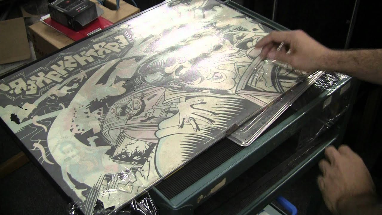 PinballHelp.com - Sealing an Earthshaker backglass, quick look - has it ...
