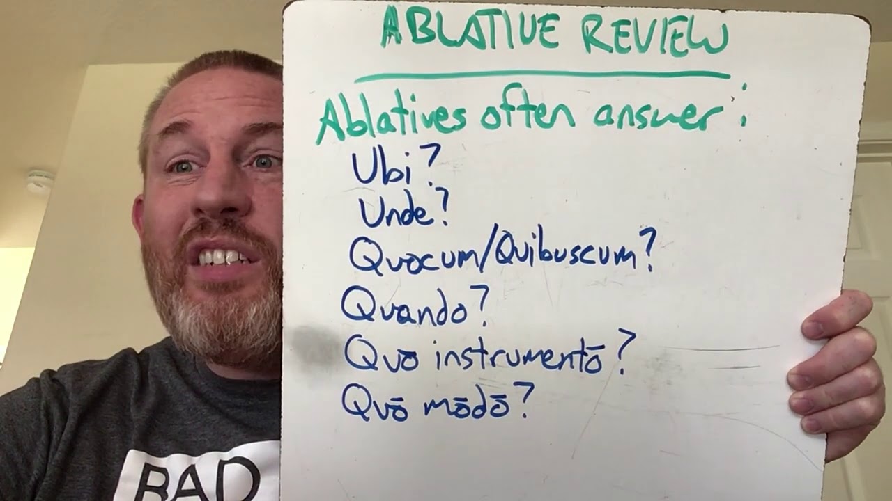 Latin 1 - Chapter 12 Ablative Case Review - YouTube