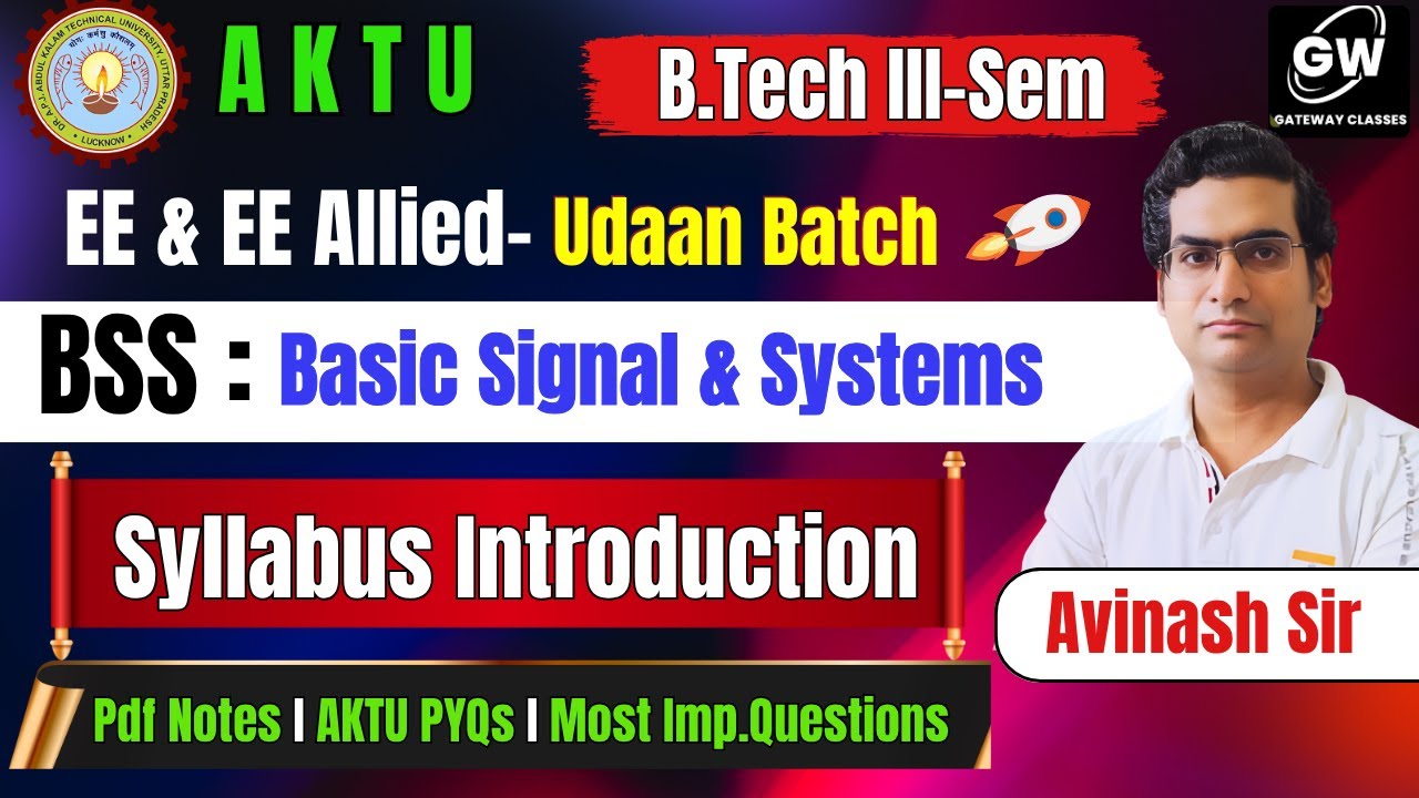 Udaan Batch 🚀 EE 2nd Year I BSS Syllabus Introduction I Full Course in Application IGATEWAY ...