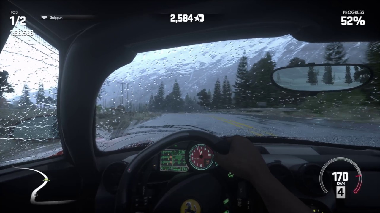 Driveclub First-Person Racing - Rainy Weather - YouTube