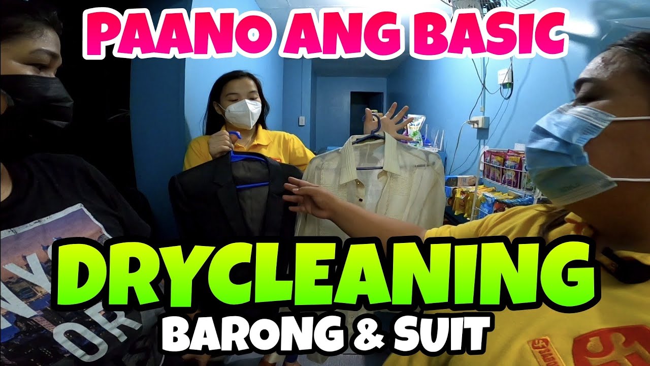 Paano mag Drycleaning ng Barong at Suit | ACTUAL LAUNDRYSHOP | RAKET ...