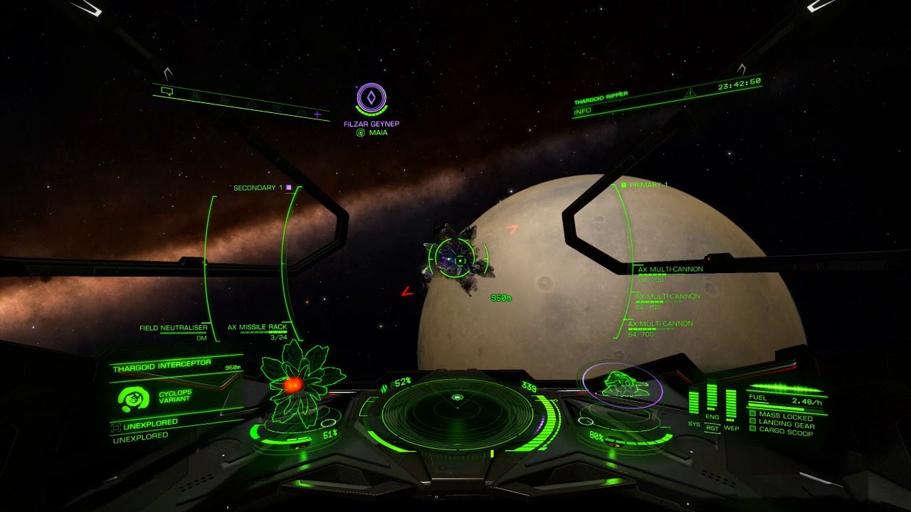 Cncmasterw VS Thargoid Interceptor - YouTube