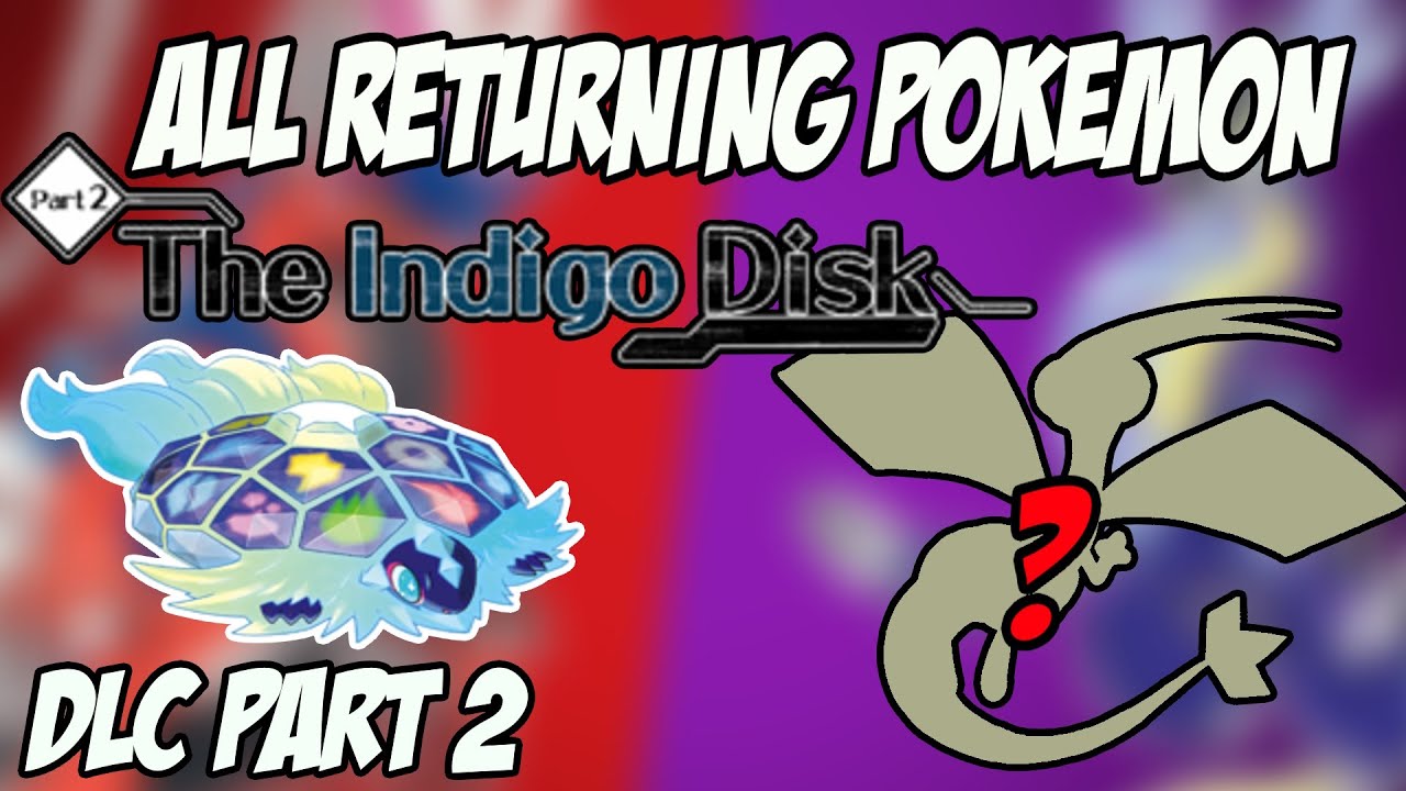 Indigo Disk Returning Pokemon! | Pokemon Scarlet & Violet DLC - YouTube