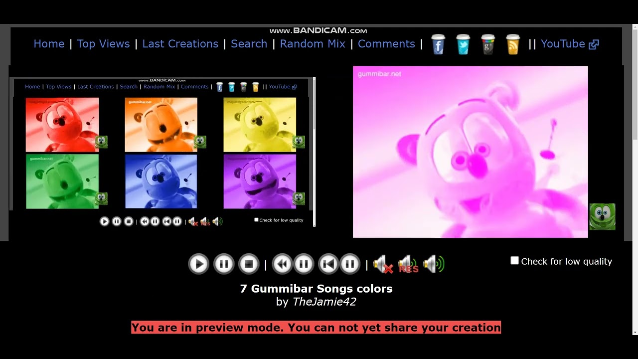 7 gummy bear colors - YouTube