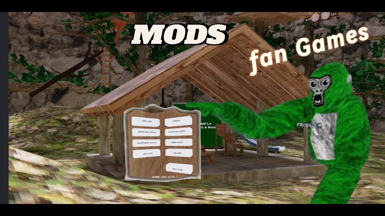 Best Gorilla Tag Fan Games With MODS And BARK - YouTube