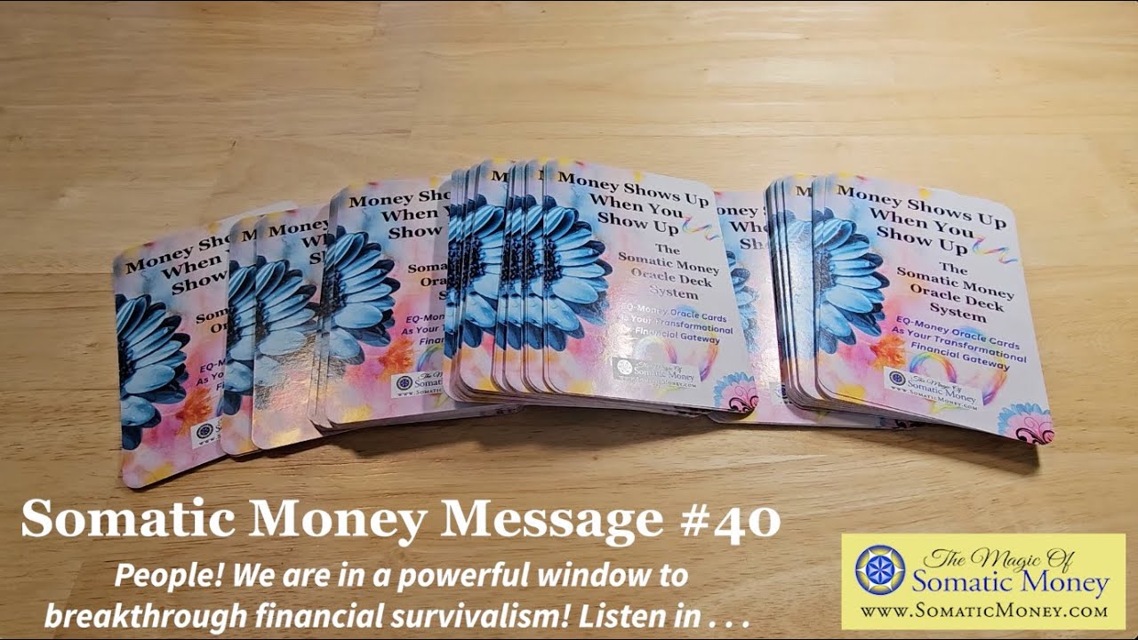 Money Message #40 - People! We are in a powerful window to breakthrough ...
