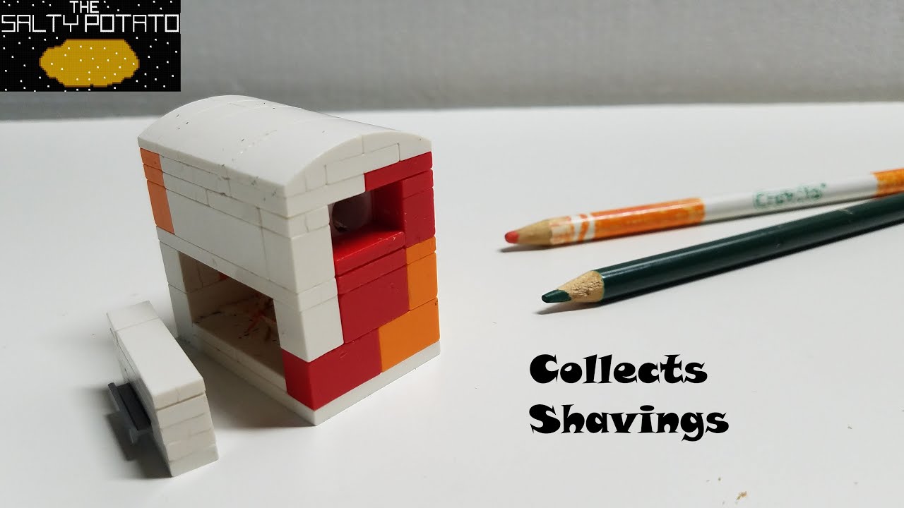 LEGO Pencil Sharpener with storage { Easy Stop motion Tutorial } - YouTube