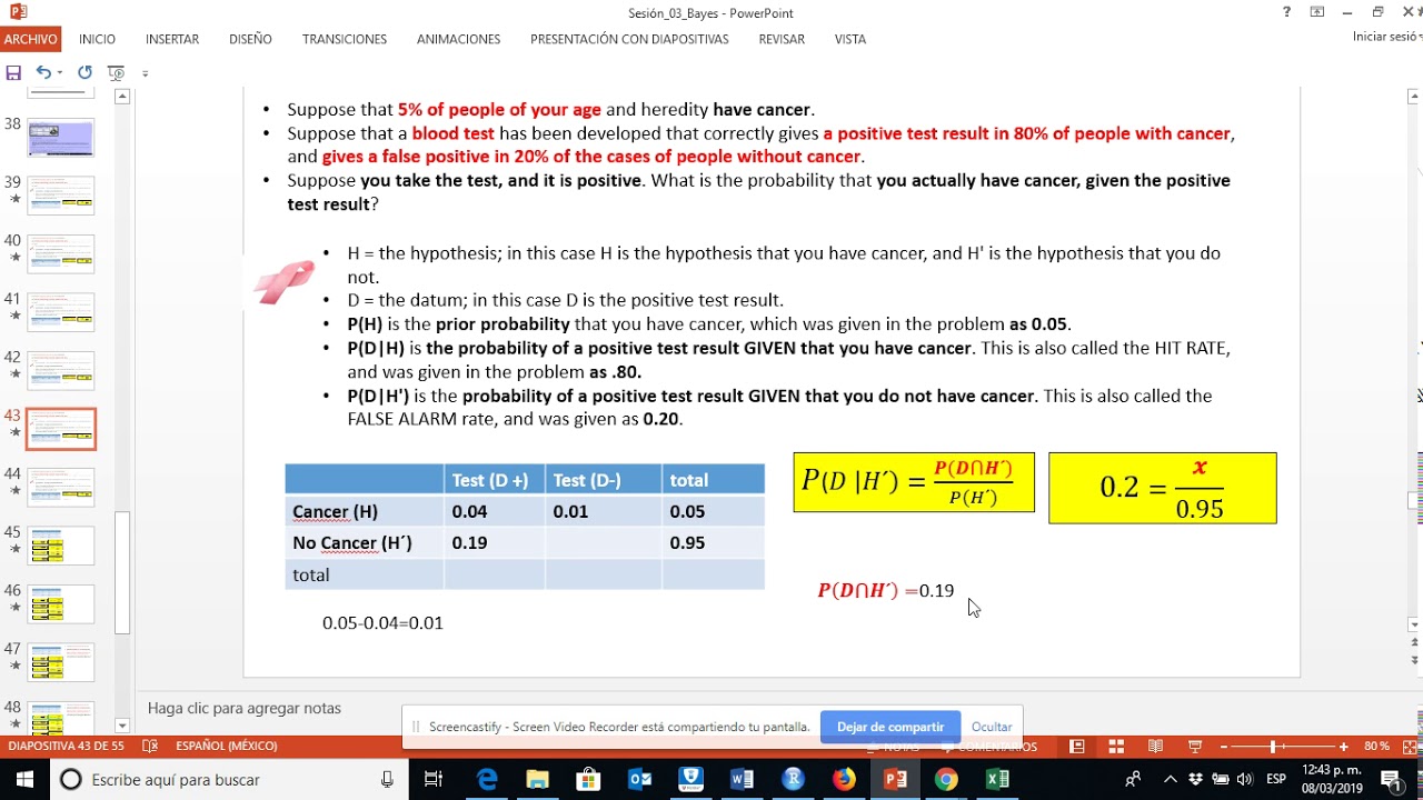 Bayesian Calculator: reinterpreting the example using conditional ...