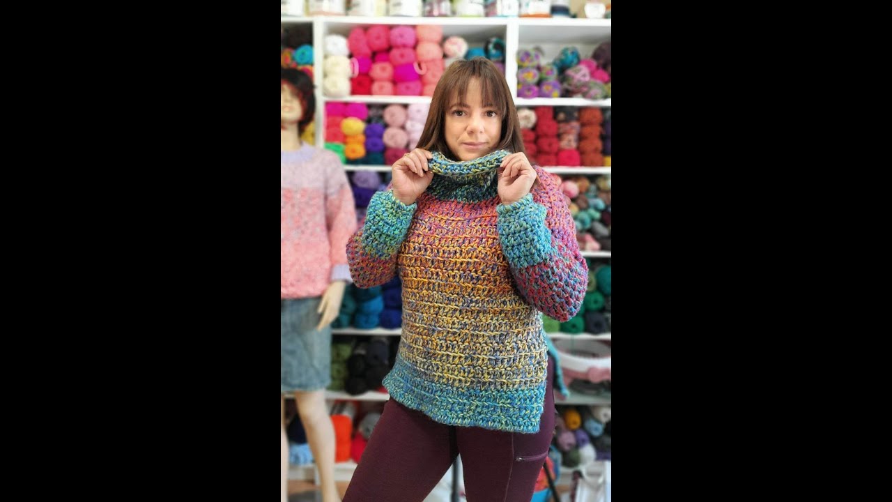 Crochet abrigo facil 🧶Abrigo a crochet ☃️Crochet sueter🧶Crochet jersey ...