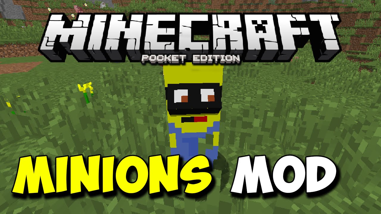 MINIONS MOD PARA MINECRAFT PE 0.12.1l Mods Para Minecraft PE 0.12.1 ...