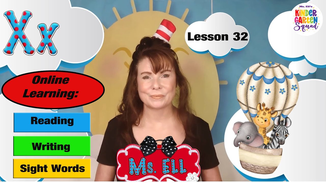 (Lesson 32- Letter Xx) Beginner Reading and Writing Lessons Online ...
