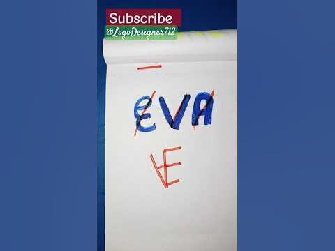 Eva Name Logo Design 💥🔥@LogoDesigner712 #viral #shorts - YouTube