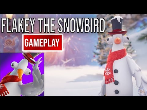 New Flakey the Snowbird Skin Gameplay (Fortnite) - YouTube