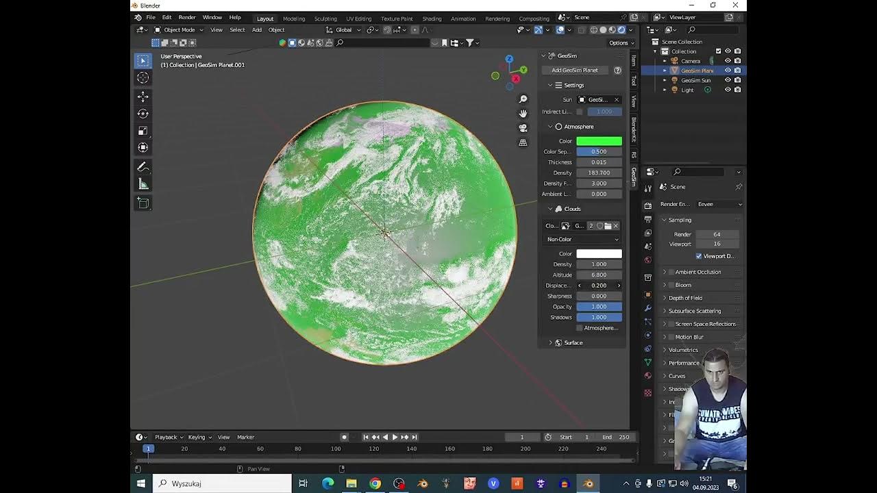 blender addon review -Geosim Photorealistic Planets - YouTube