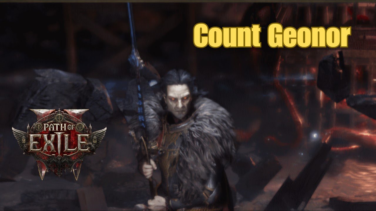 Count Geonor Boss Fight 4k 60fps No Commentary(Path of Exile 2) - YouTube