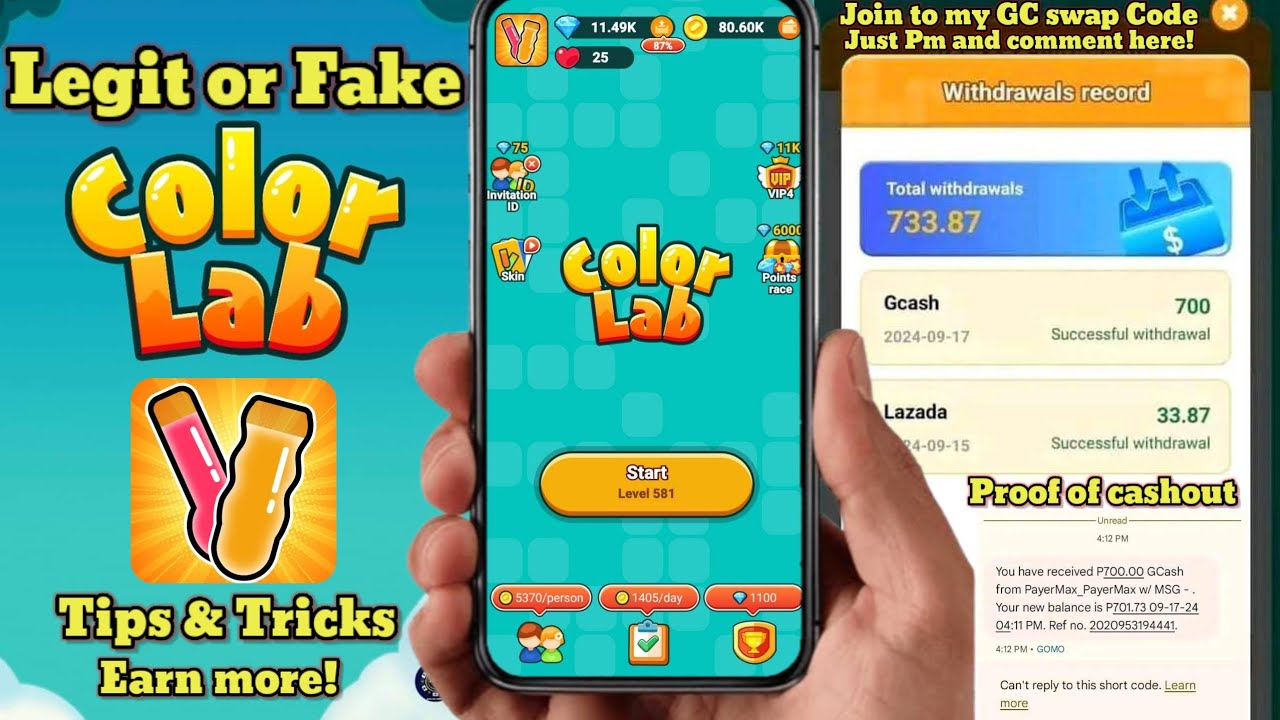 Color Lab Legit or Fake | Honest review sa earning app na Color lab ...