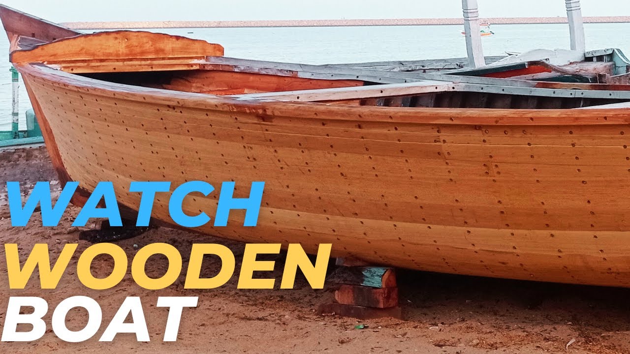Wooden Boat Ready for Sailing || Wooden Boat || How to Build a Wooden ...