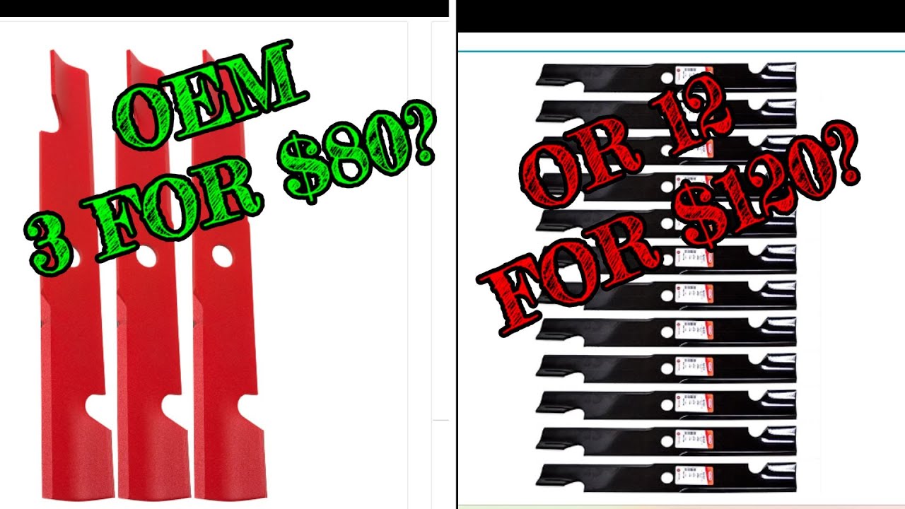 OEM BLADES VS AFTER MARKET - YouTube