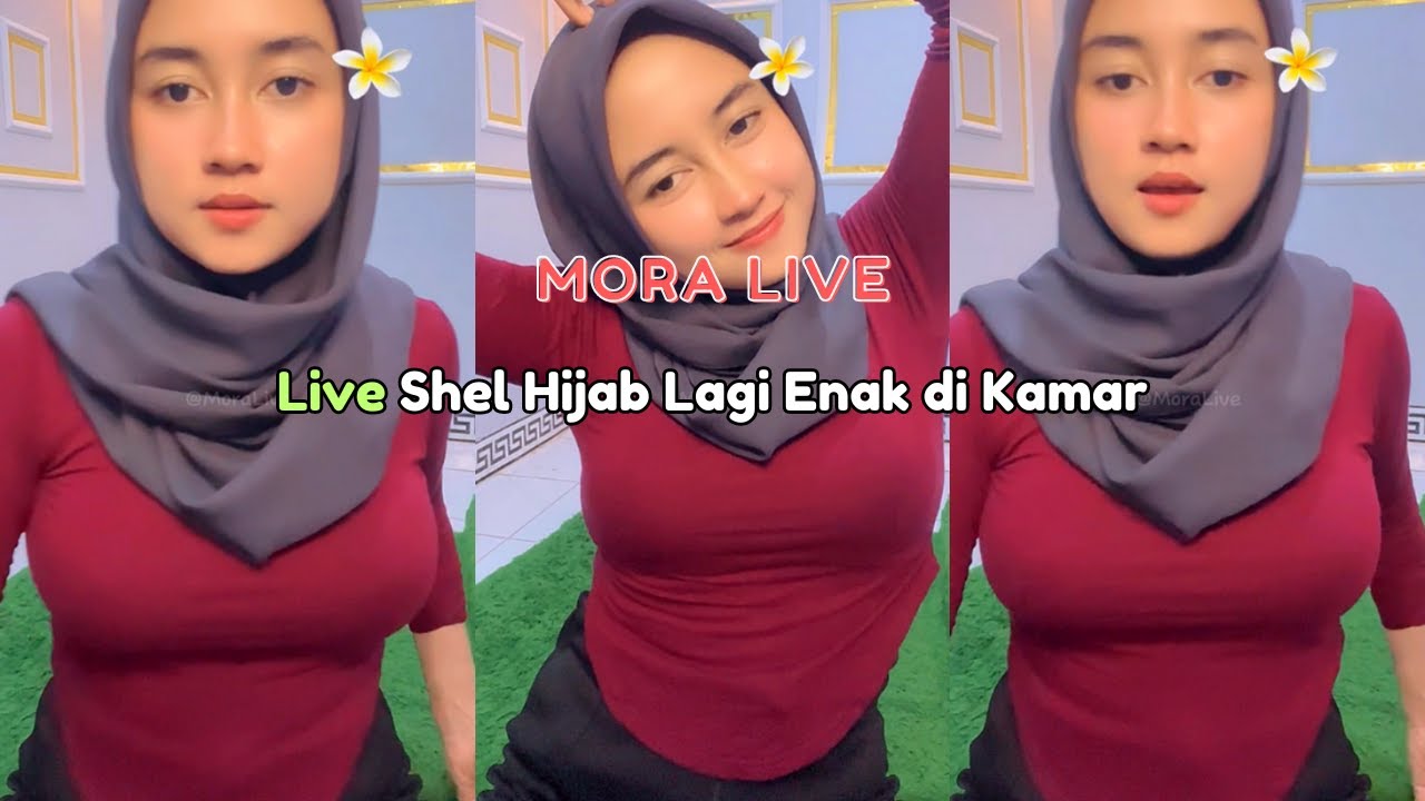 Live Shel Hijab Lagi Enak di Kamar - YouTube