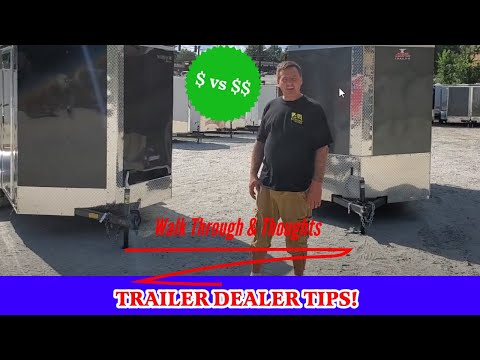 Enclosed Trailer line differences Basic vs. Advanced - YouTube