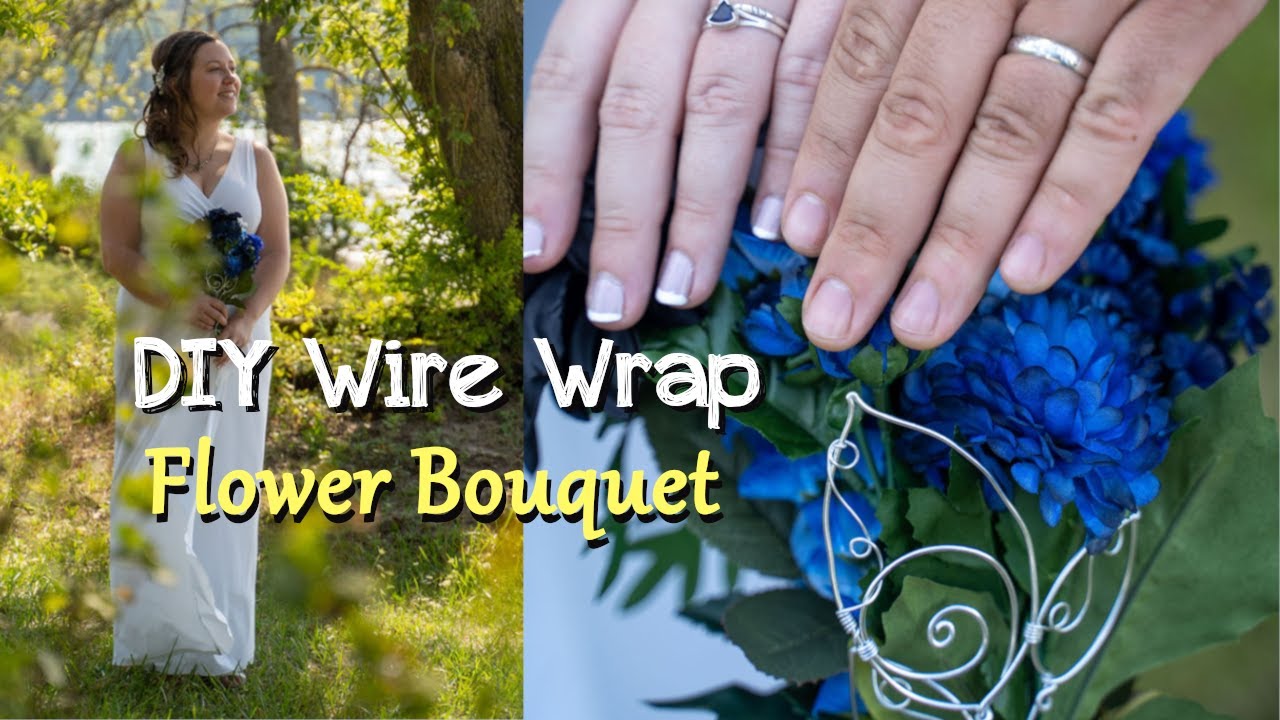 DIY Bridal Bouquet | How to Wire Wrap Wedding Flowers Tutorial - YouTube