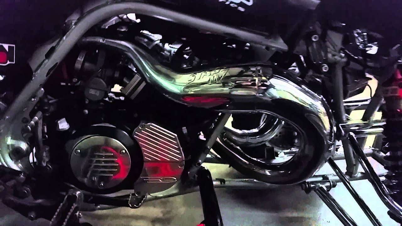 Yamaha banshee trinity stage 4 pipes - YouTube
