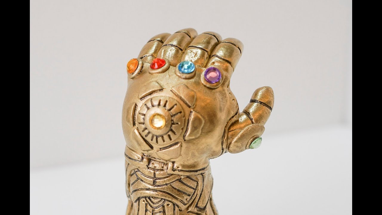 黏土手工製作《復仇者聯盟》無限手套 Infinity Gauntlet Clay Making DIY - YouTube