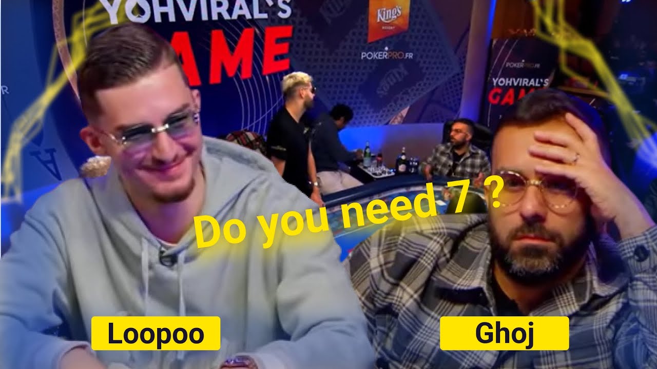 “APPRENDS LES REGLES PENDANT LA GAME” | Loopoo BET 8 800€ face à Ghoj ...