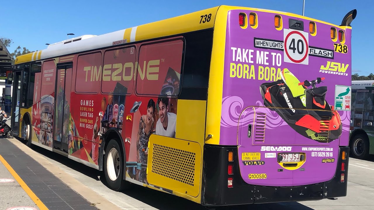 Kinetic Gold Coast No. #738- Volvo B12BLE (ZF) Bustech VST - YouTube