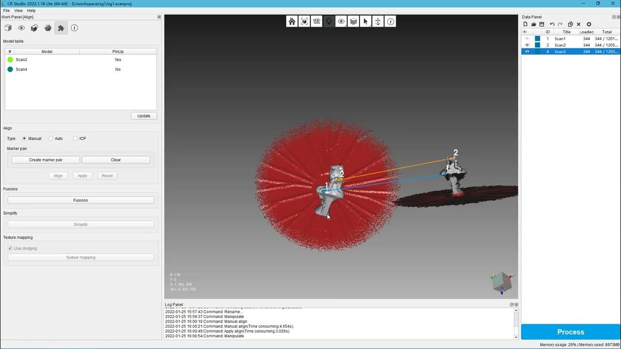 CR-Scan Lizard-How to Manually Align the Two Scanned Models? - YouTube