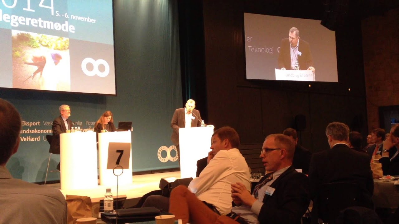 Jens Verner Pedersens indlæg på Landbrug & Fødevarers delegeretmøde ...