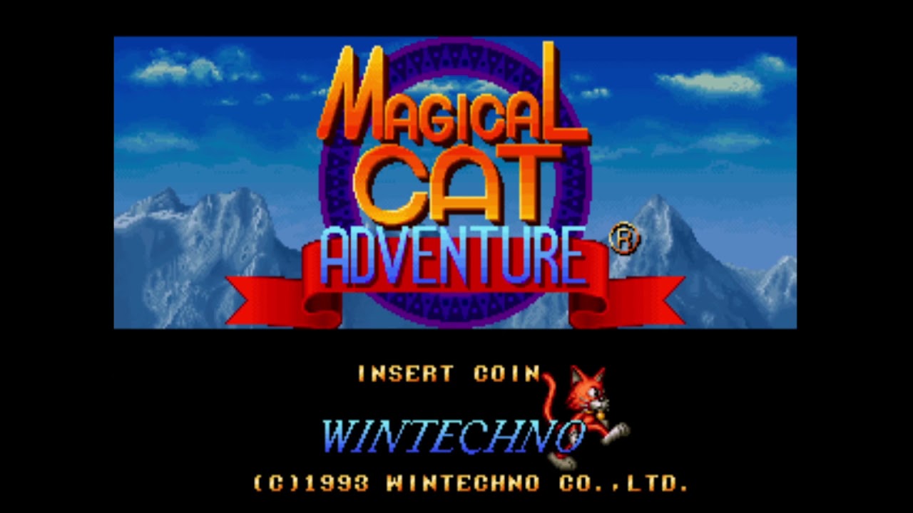 Magical Cat Adventure Arcade Version Intro - 1993 - Retro Gaming - YouTube
