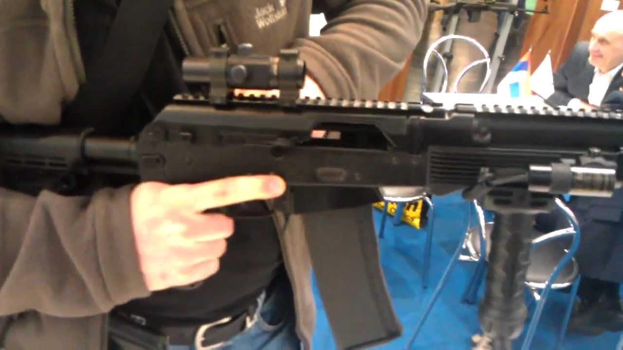 Сайга МК-107 со сбалансированной автоматикой - YouTube