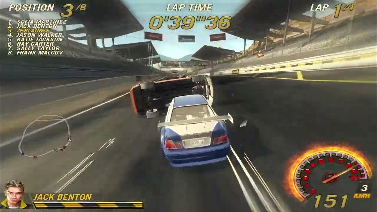 Flatout 2 Challange 13, Win race everyone is BMW M3 while taking 10x Damage (Hardest Enemy ...