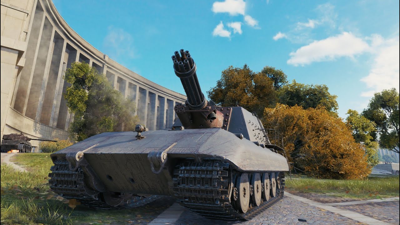 WOT - OVERWHELMING FIRE - STUG E 100 - 10 000 DMG + 4 KILLS - YouTube