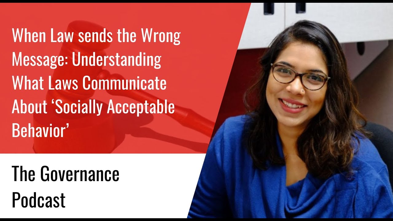 Podcast: Understanding What Laws Communicate About ‘Socially Acceptable ...