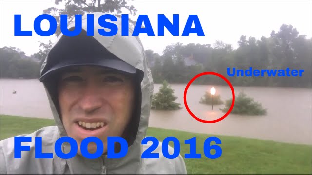 Bayou Vermilion Flooding, Lafayette, Louisiana, River at Second Highest ...