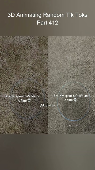 Bro spent hes life on this filter💀 (3D Animating Random Shorts) (Part 412) #Shorts - YouTube