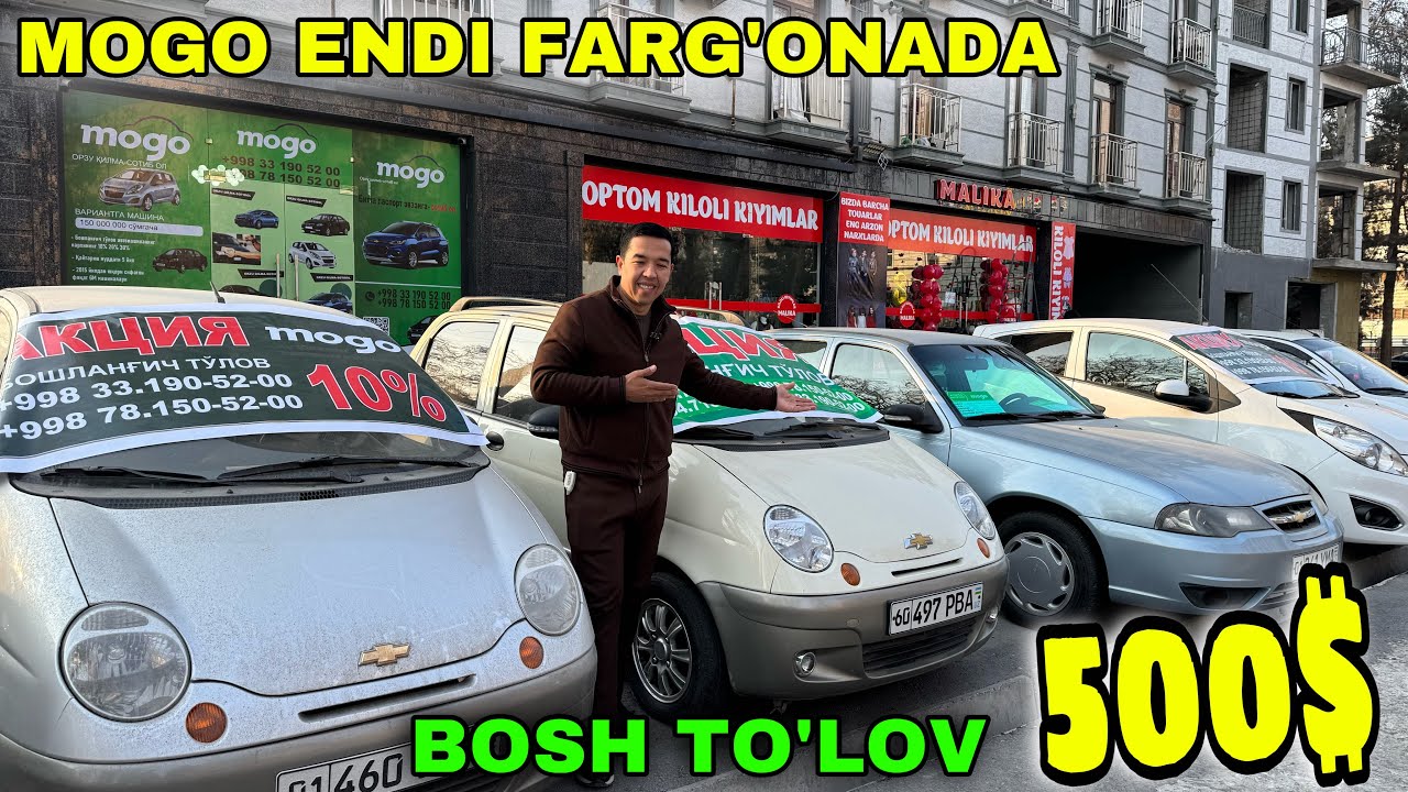 NASIYA SAVDOGA BARCHA TURDAGI MASHINALAR 500$ BOSH TO'LOV BILAN - YouTube