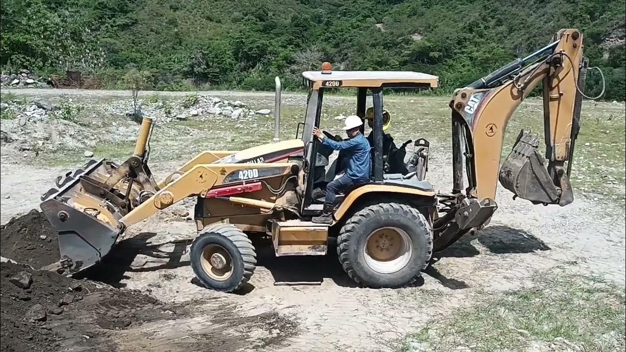 curso retroexcavadora inspección bomba de combustible excavación de ...