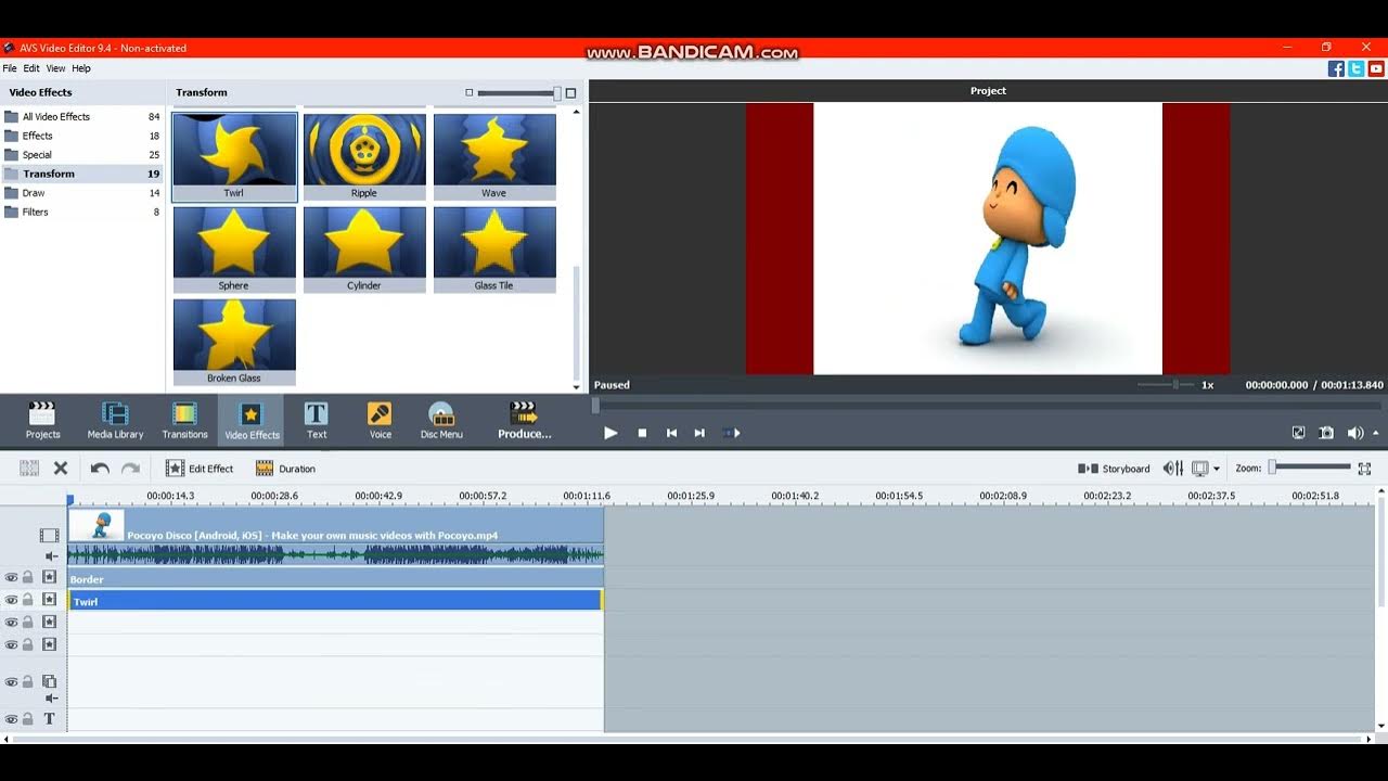 How to Make Vegas Pro Style Swirl on AVS - YouTube